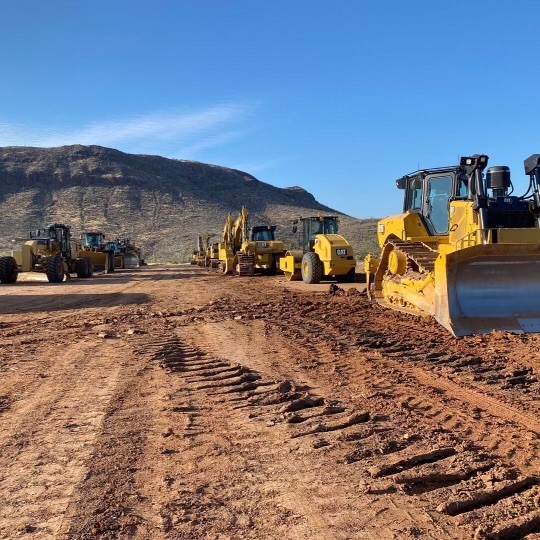 CAT Grade Control at Tinaja Hills - Morgan Corp.