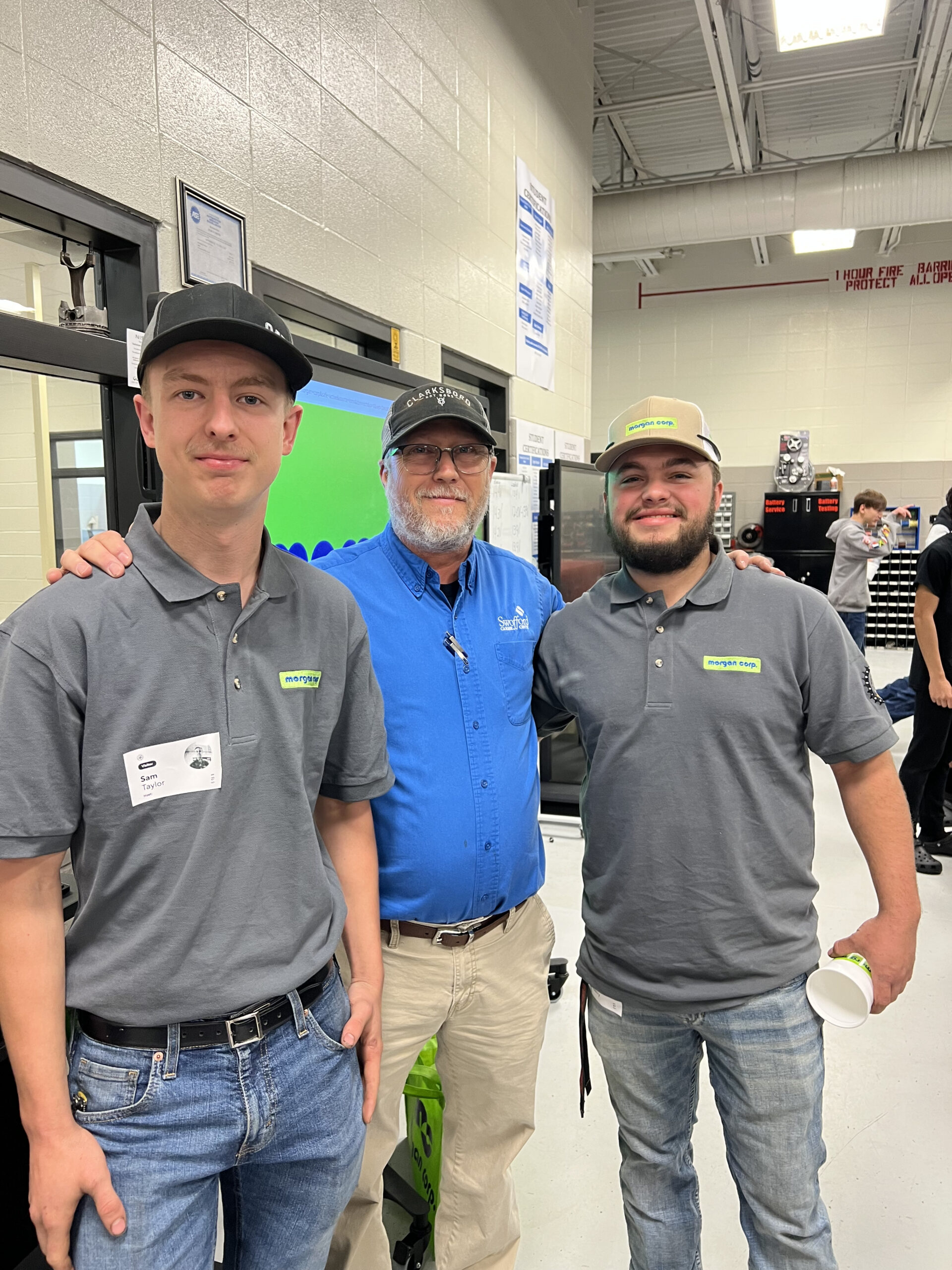 Equipment Visits Swofford Career Center - Morgan Corp.